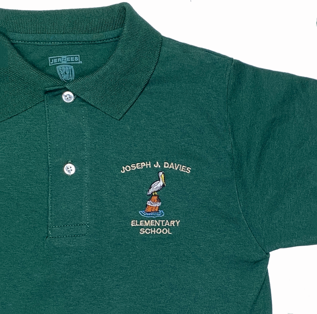 Davies Elementary Green Polo – Beau's School Uniforms