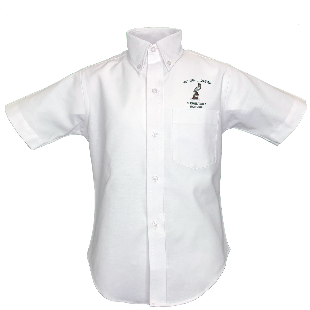 Davies Button Down Male Oxford – Beau's School Uniforms