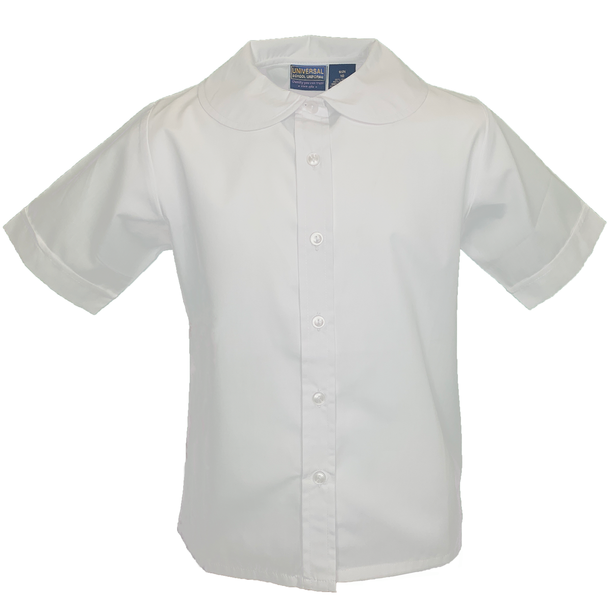 White Round Collar Blouse – Beau's School Uniforms